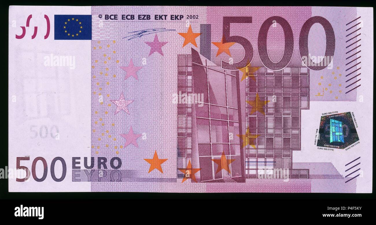 BILLETE DE QUINIENTOS EUROS - ANVERSO Stock Photo - Alamy