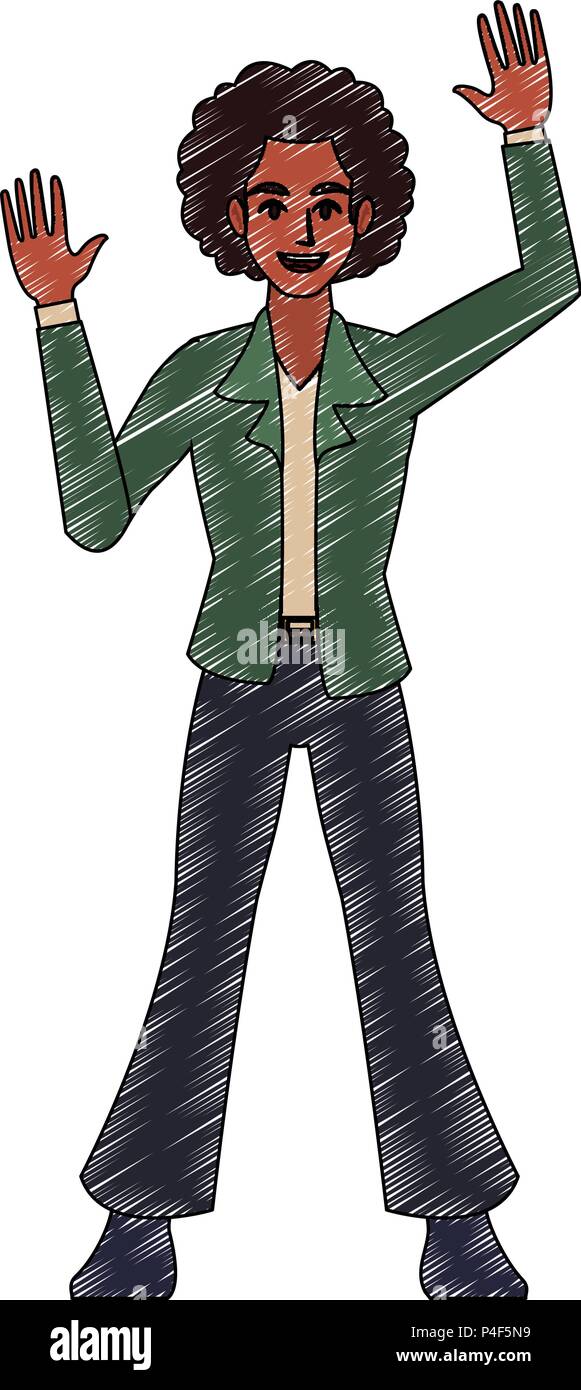 Disco man cartoon Stock Vector Image & Art - Alamy