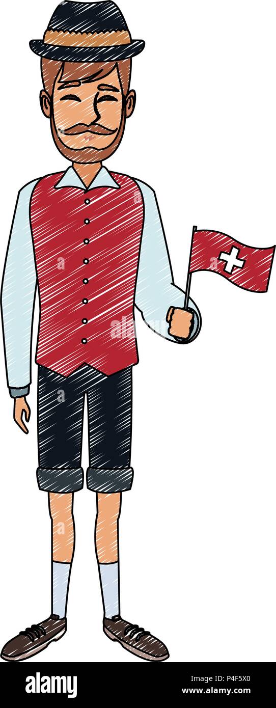 Swiss man Stock Vector Images - Alamy