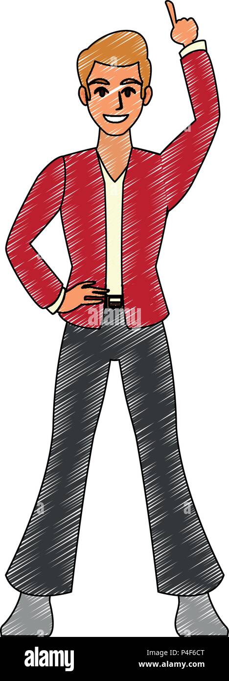 Disco man cartoon Stock Vector Images - Alamy