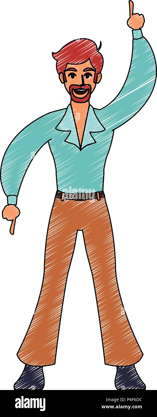 Disco man cartoon Stock Vector Image & Art - Alamy