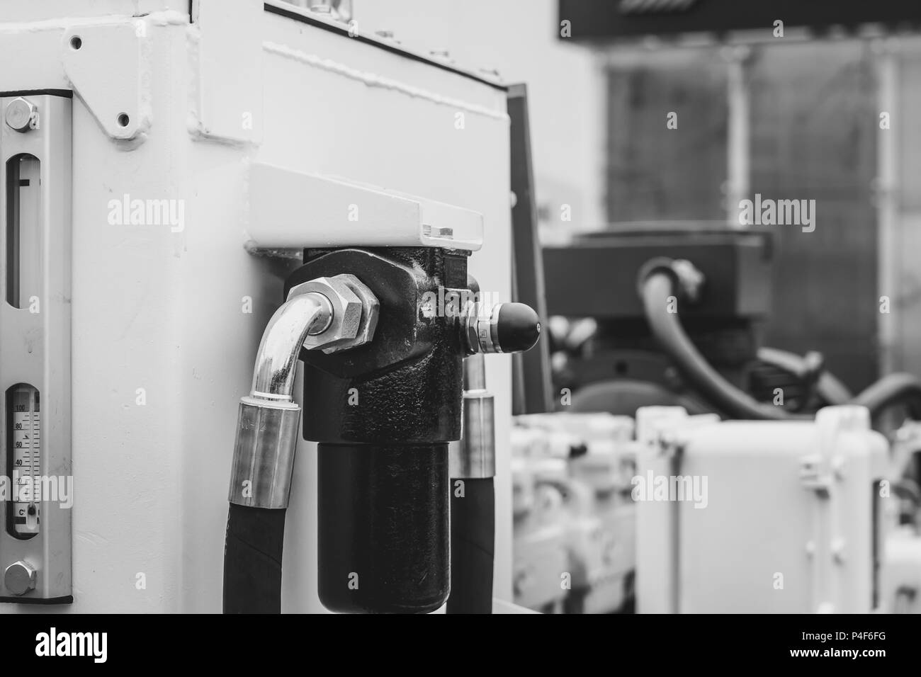 Close-up shot of car engine hoses and tubes Stock Photo - Alamy