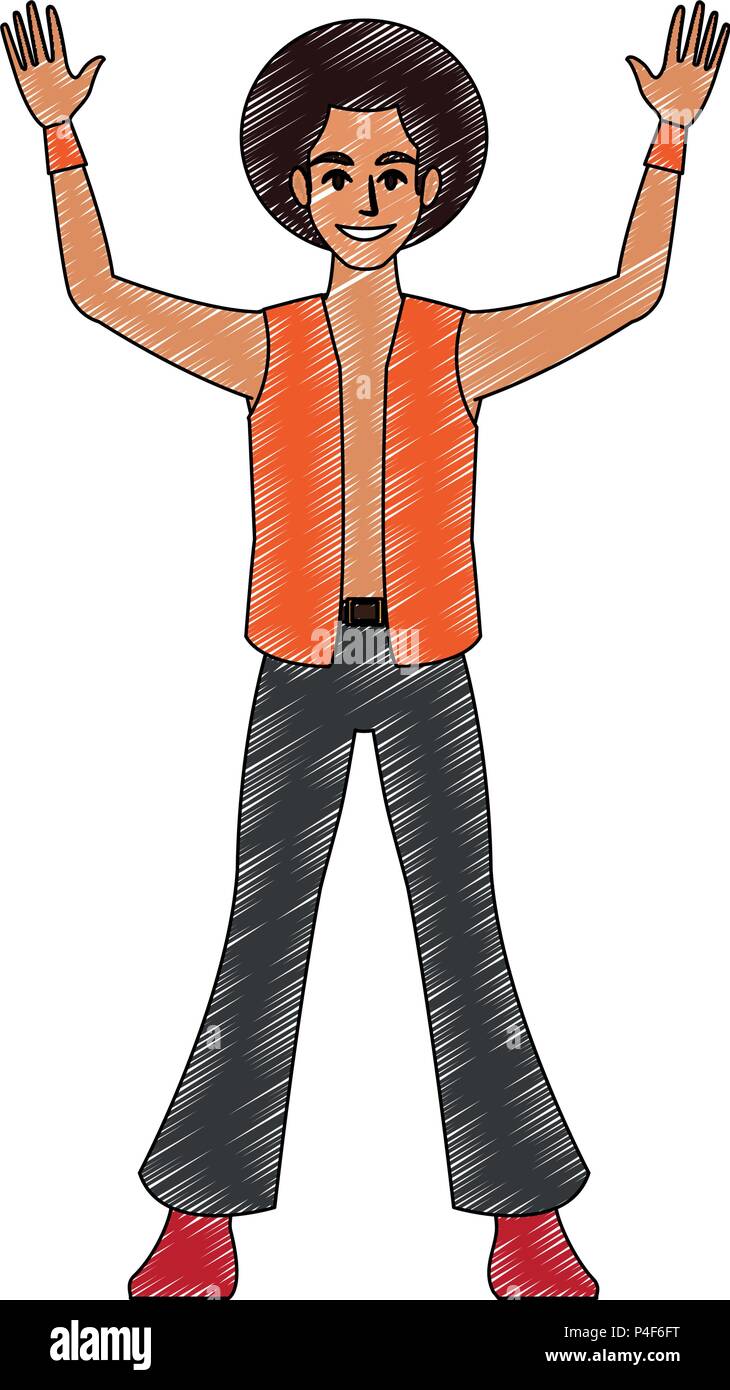 Disco man cartoon Stock Vector Image & Art - Alamy