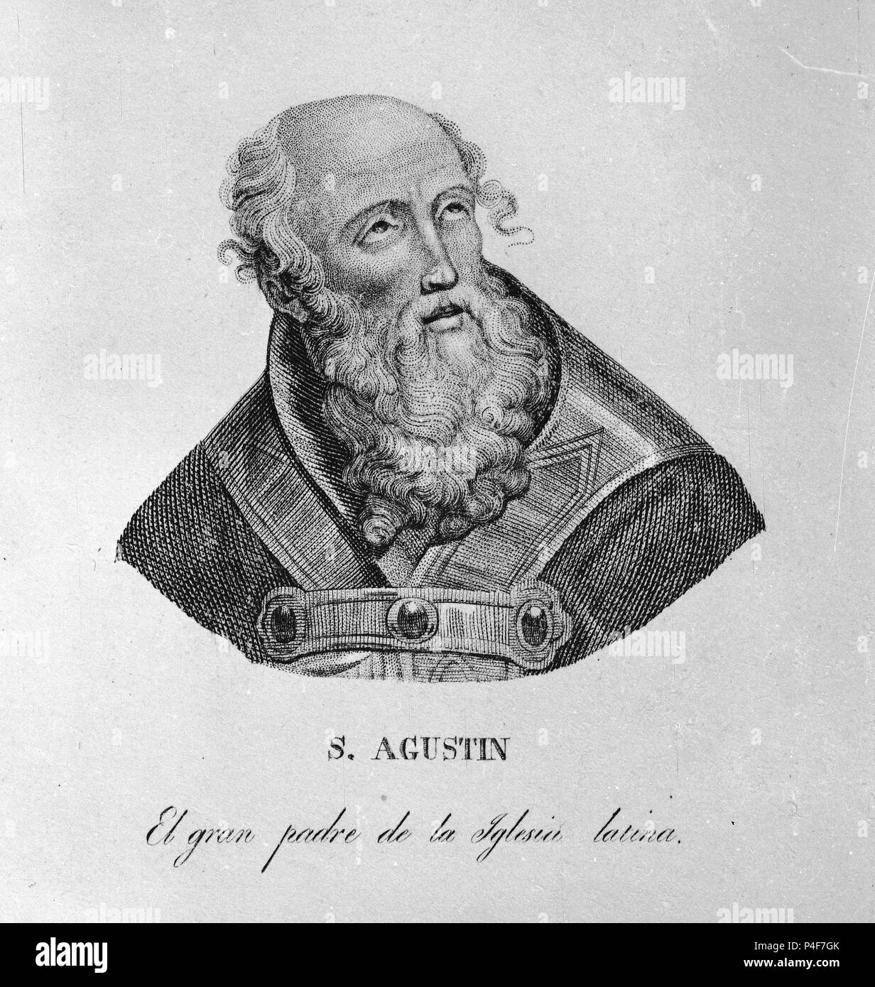 Retrato de san agustín de hipona hi-res stock photography and images ...