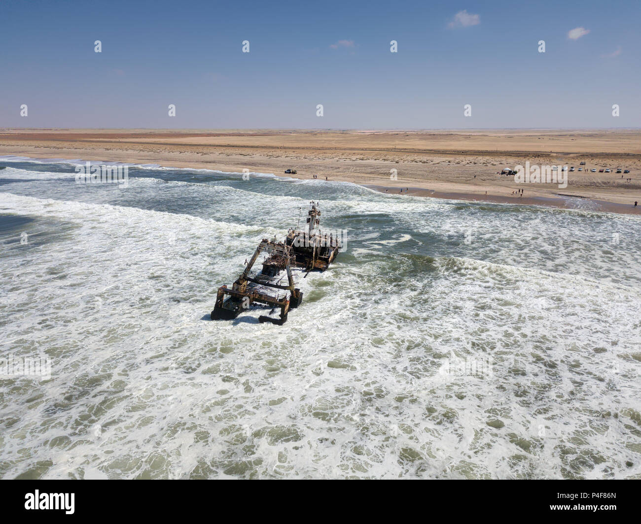 Ship Wreck along the Skeleton Coast in Western Namibia taken in January ...