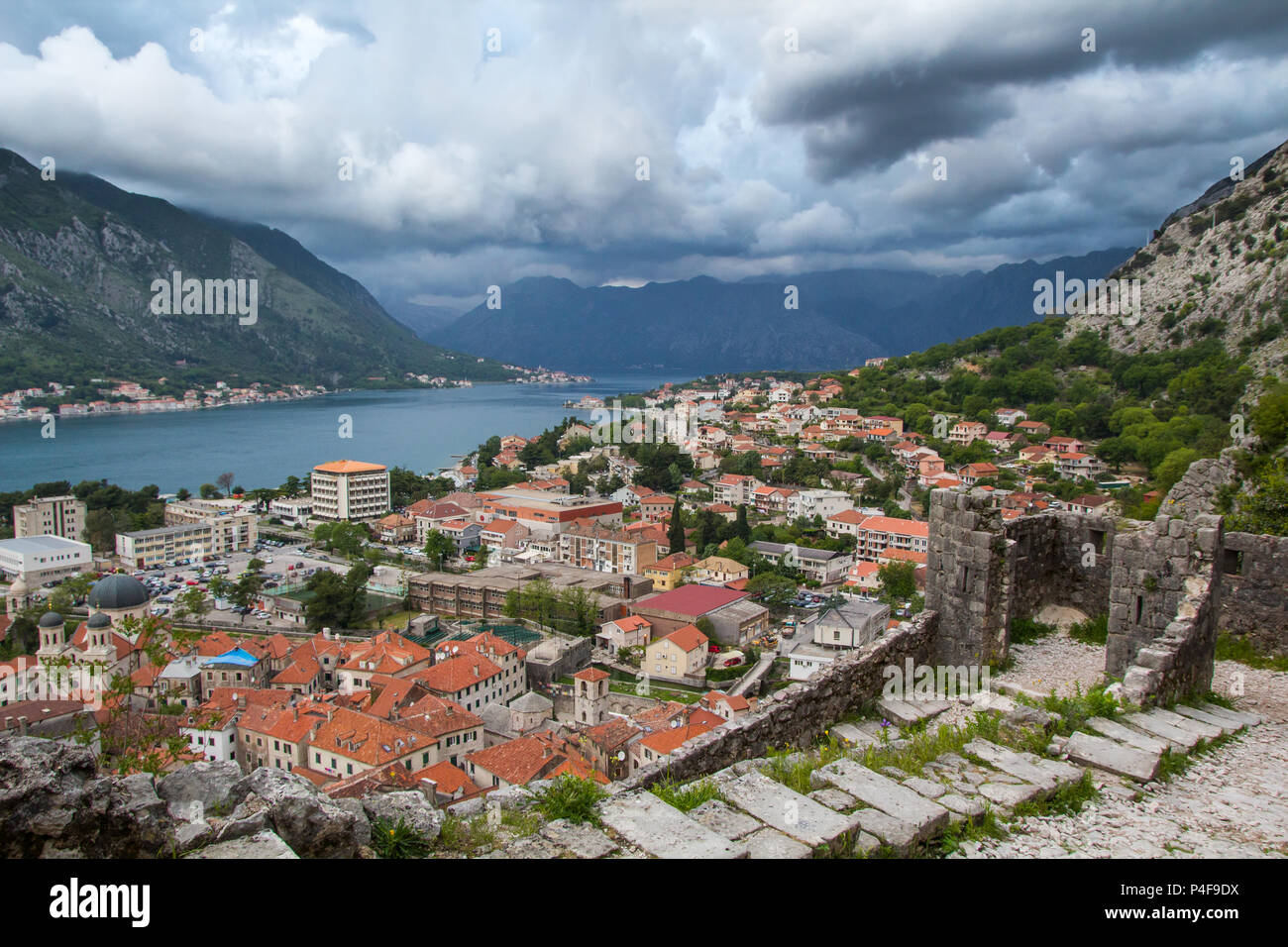 Bay of kotor ruins hi-res stock photography and images - Alamy