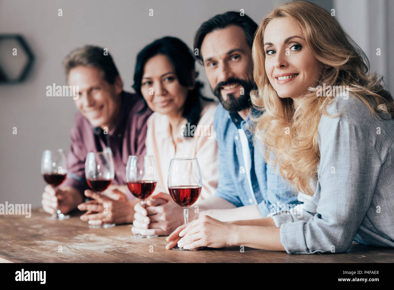 Middle aged friends hi-res stock photography and images - Alamy