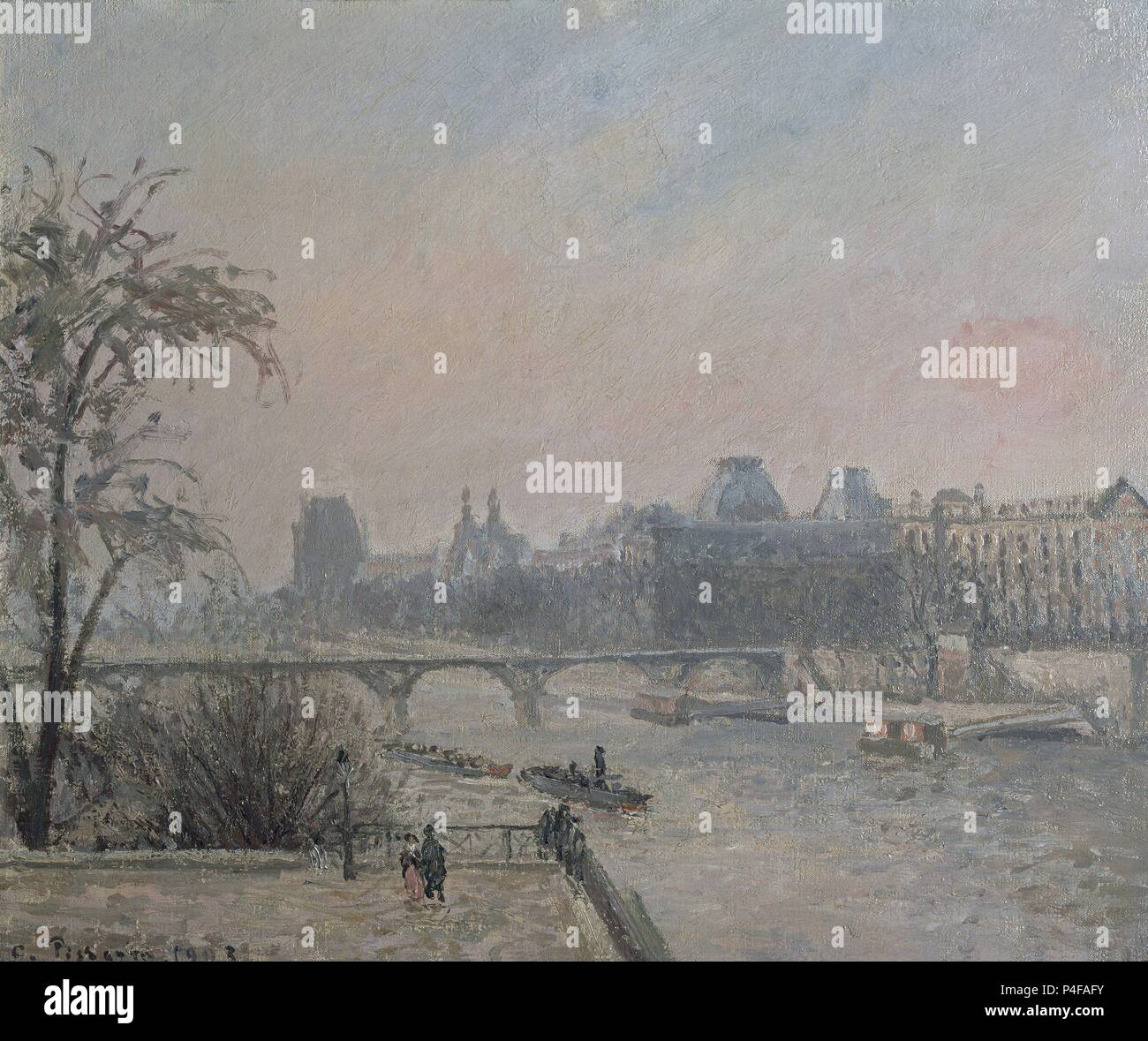 The Seine and the Louvre - 1903 - 46x55 cm - oil on canvas - French ...
