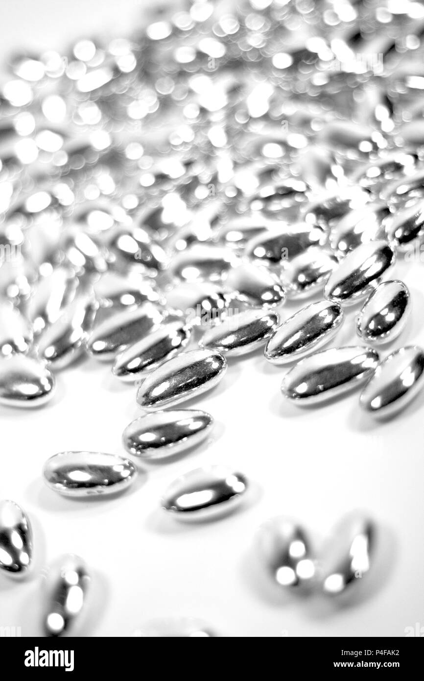 Christmas balls festive decorations Black and White Stock Photos ...