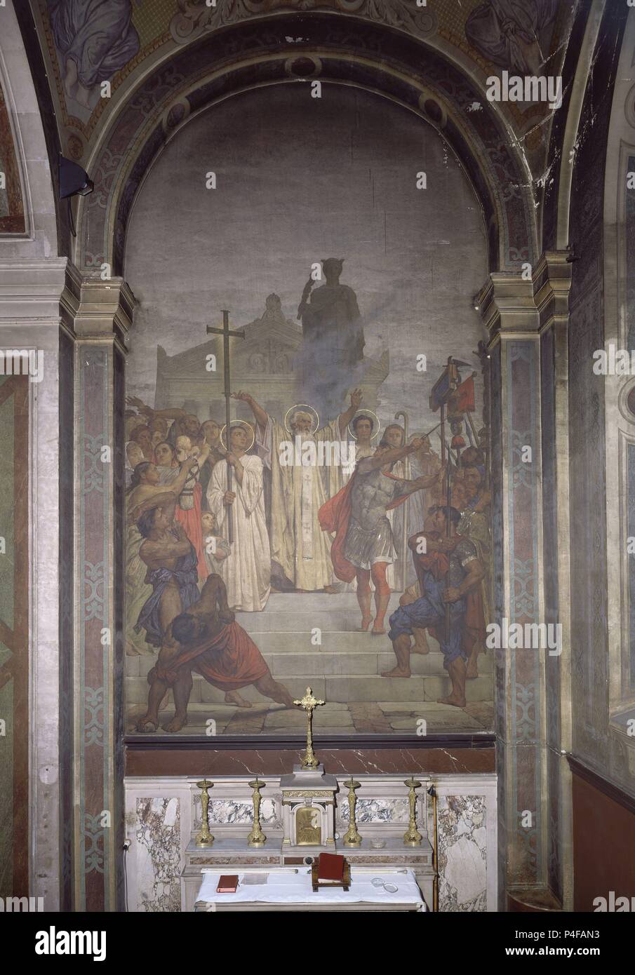 PINTURA MURAL - 1859 - NEOCLASICISMO FRANCES. Author: JOBBE F / DUVAL ...
