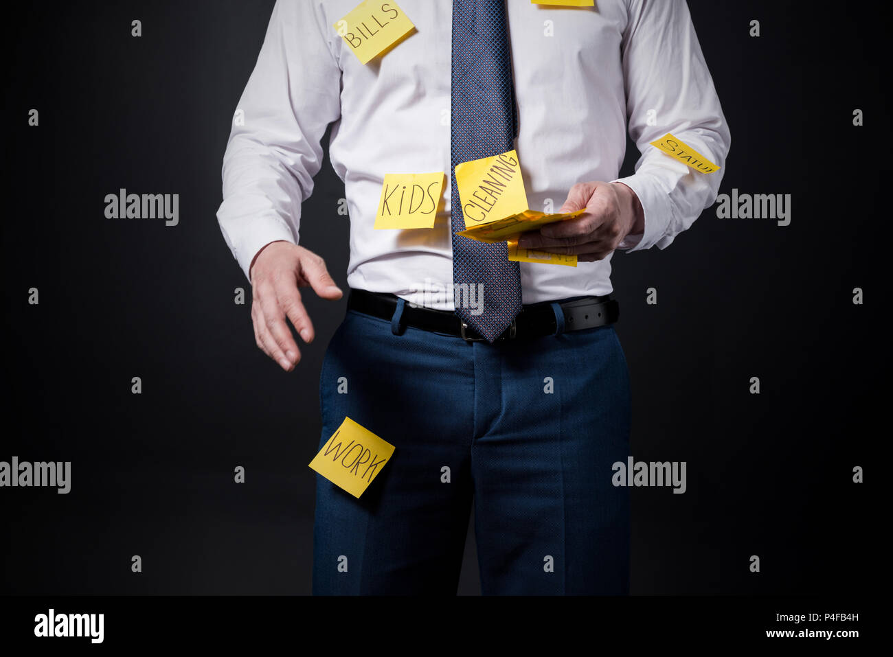Stressed businessman standing isolated on hi-res stock photography and ...