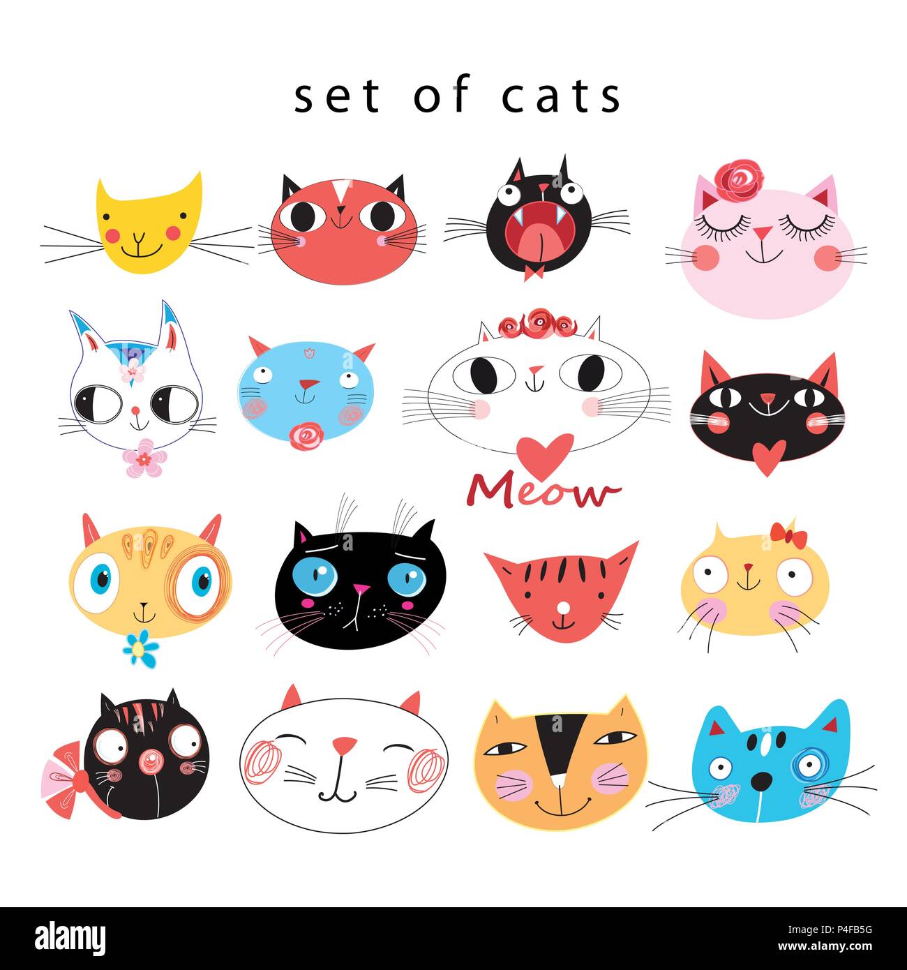 Portraits poses Stock Vector Images - Alamy