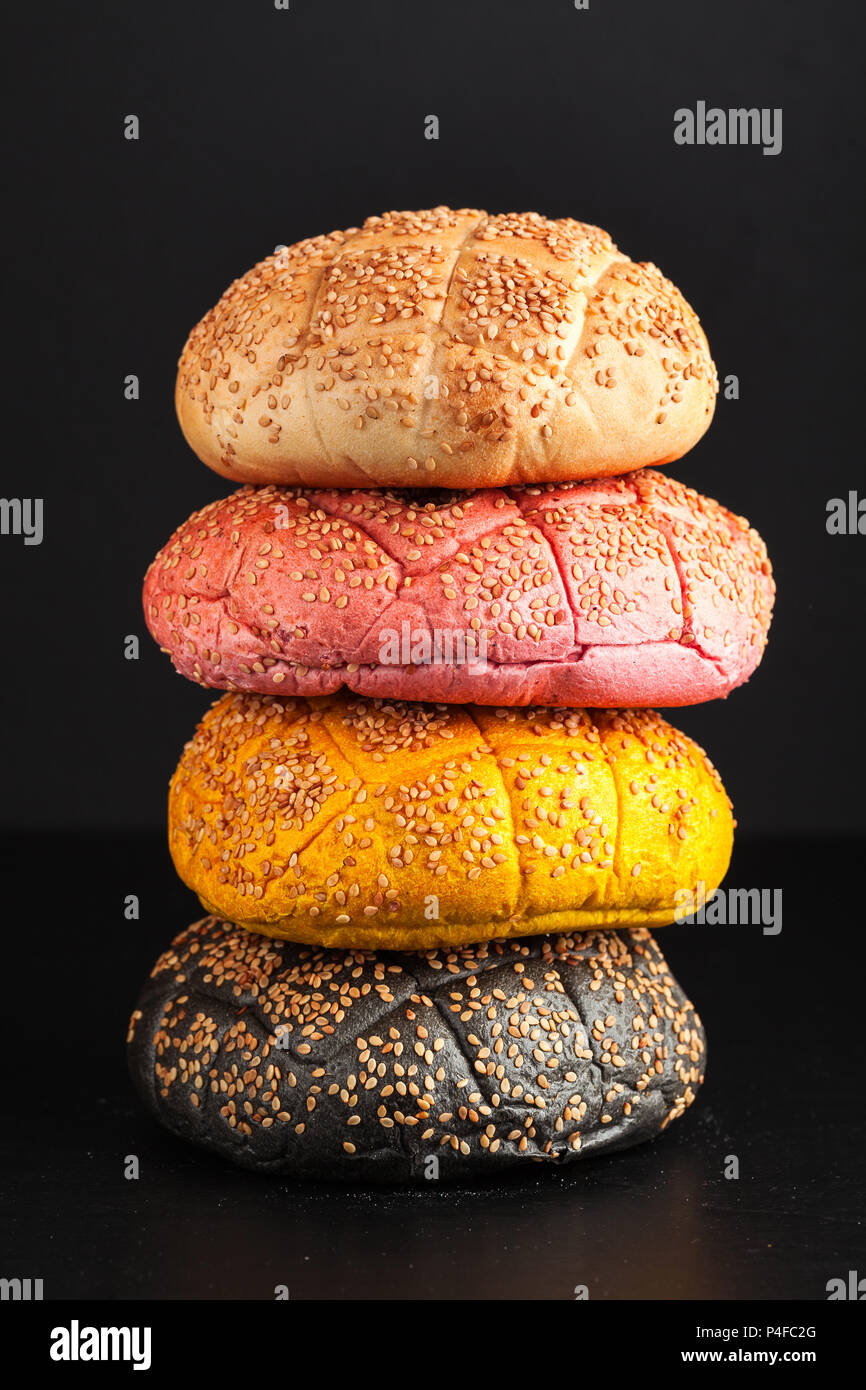 Colored buns hi-res stock photography and images - Alamy