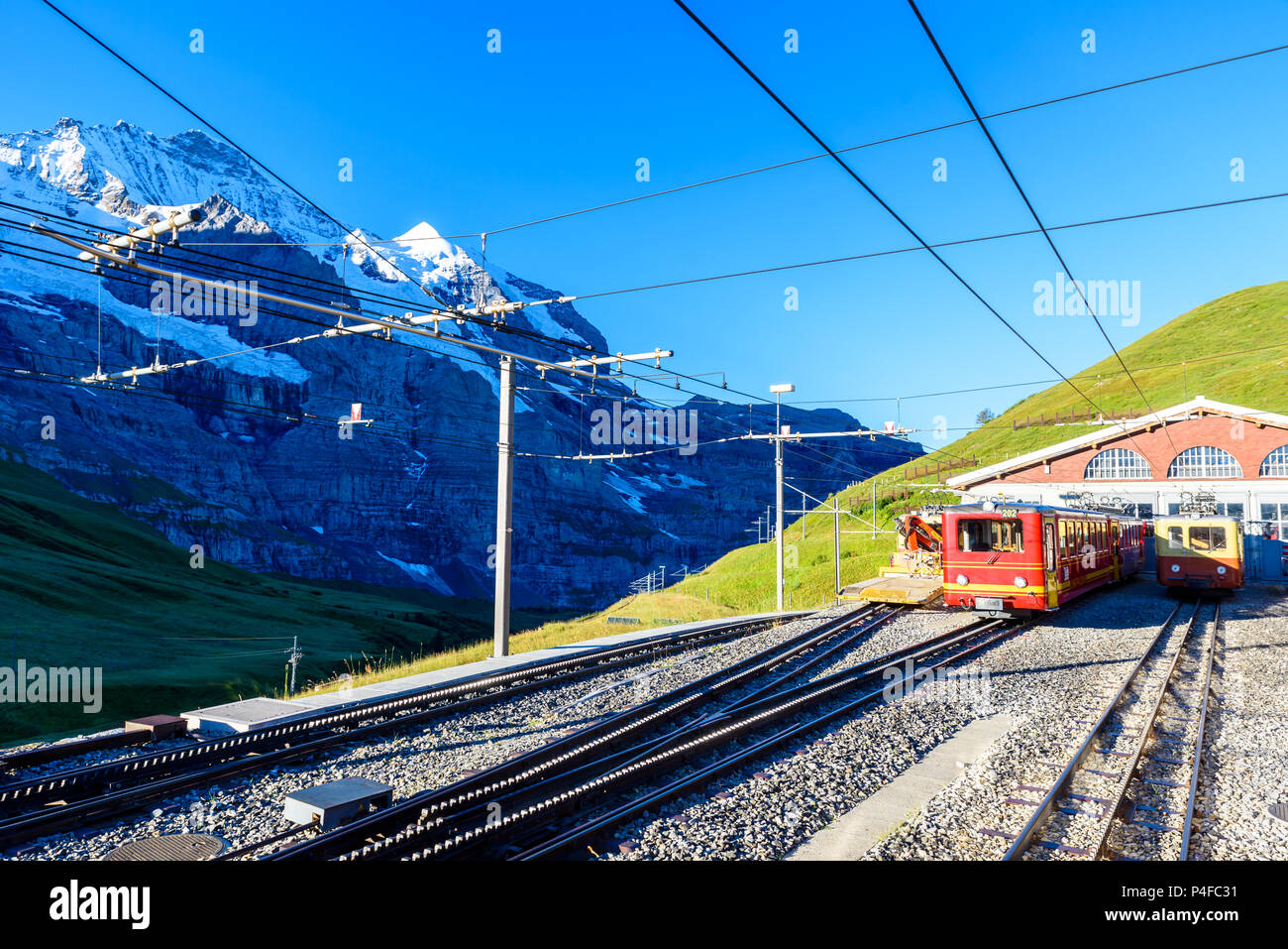 Switzerland Train Carriage Stock Photos & Switzerland Train Carriage ...