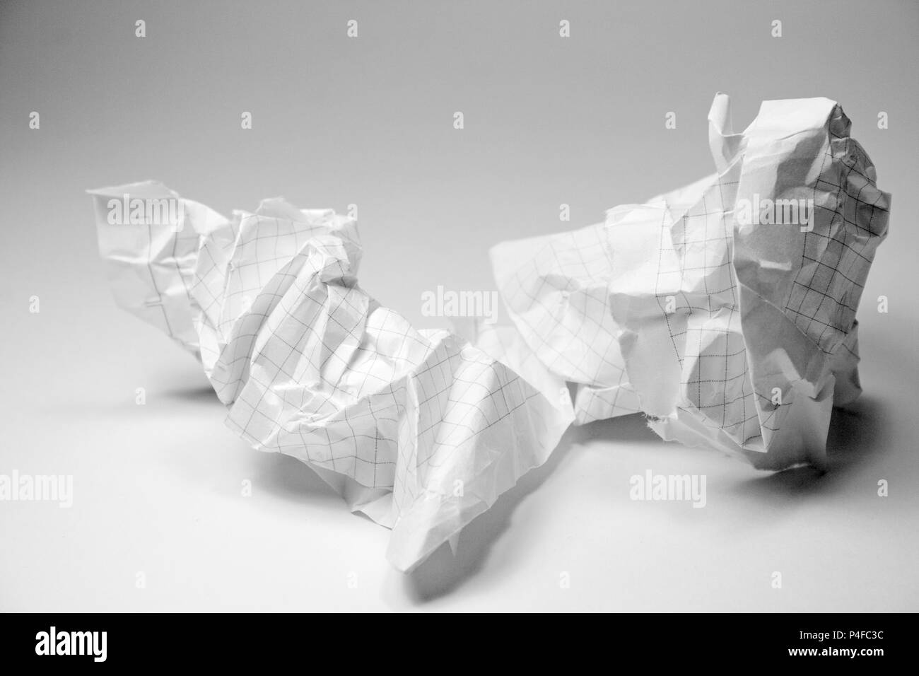 crumpled paper closeup Stock Photo - Alamy