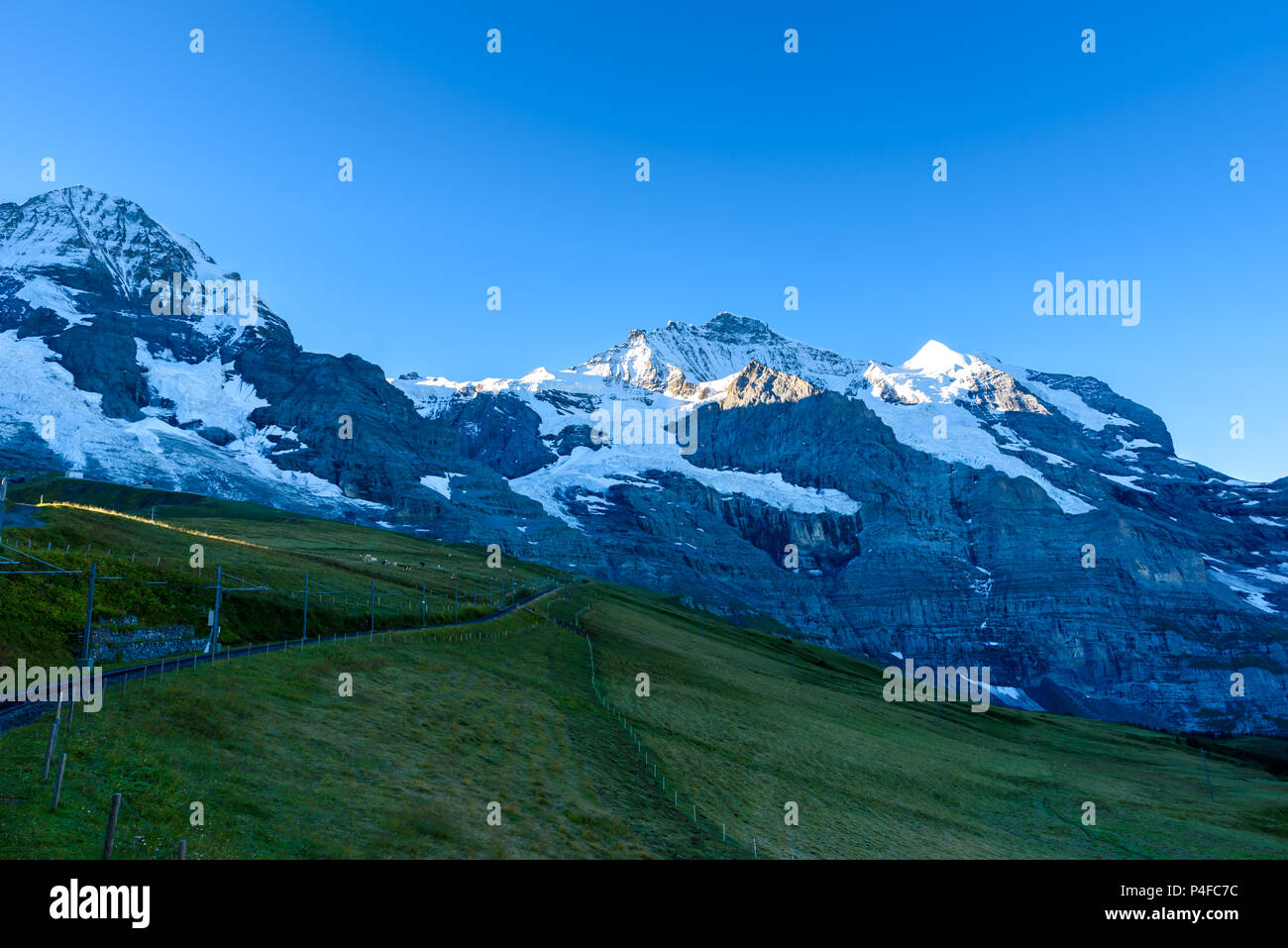 Famous train between Grindelwald and the Jungfraujoch station - railway ...