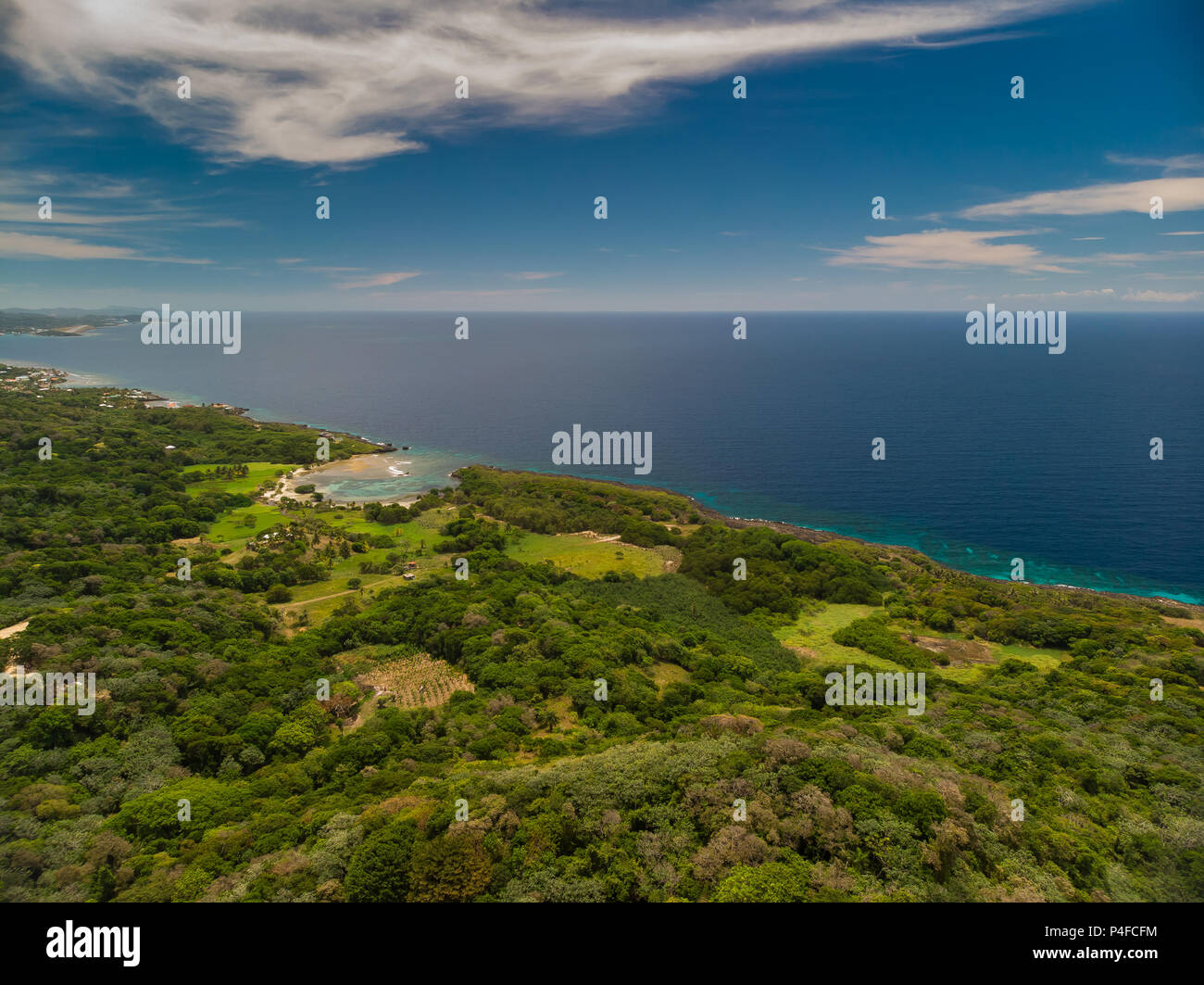Aerial of caribbean sea hi-res stock photography and images - Alamy