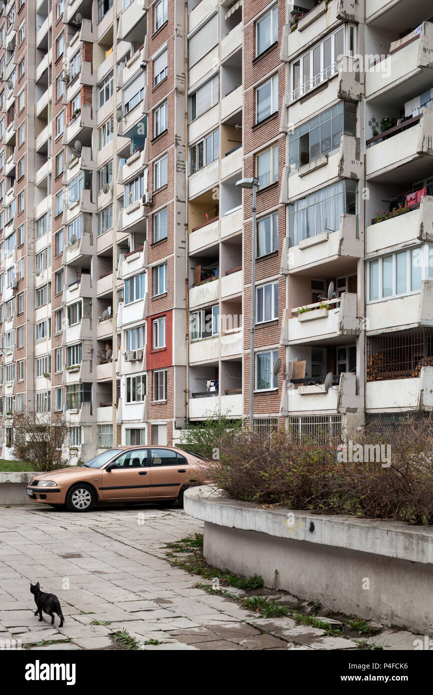 Sofia, Bulgaria, prefabricated building Stock Photo - Alamy