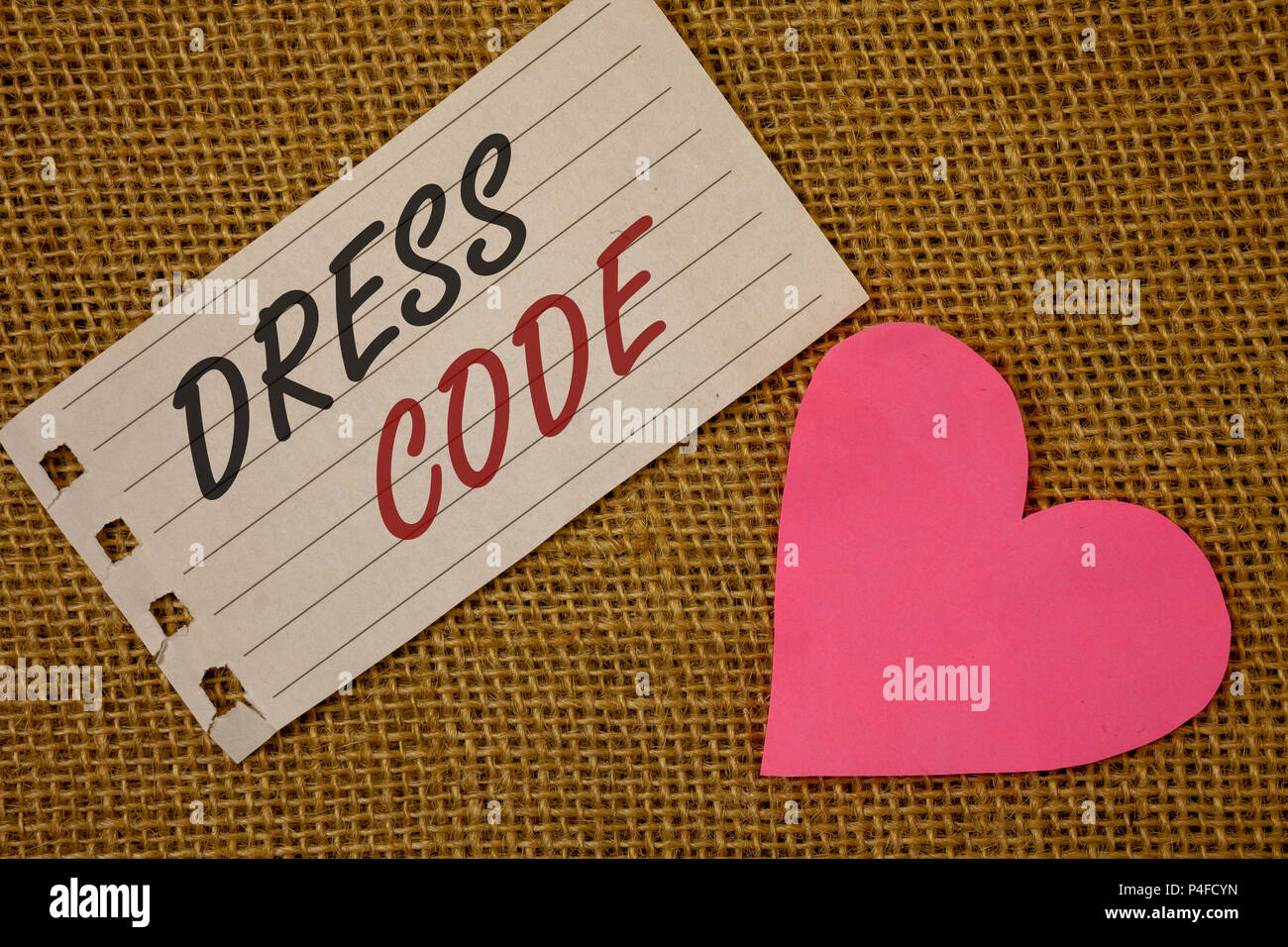 Dress Code Sign Stock Photos & Dress Code Sign Stock Images - Alamy