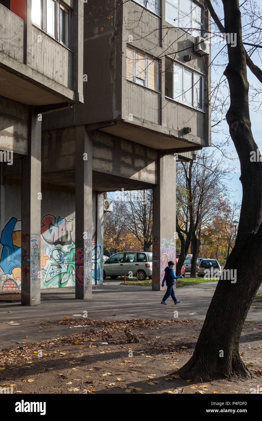 Belgrade, Serbia, Rudo Hochhaeuser or Eastern Gate of Belgrade ...