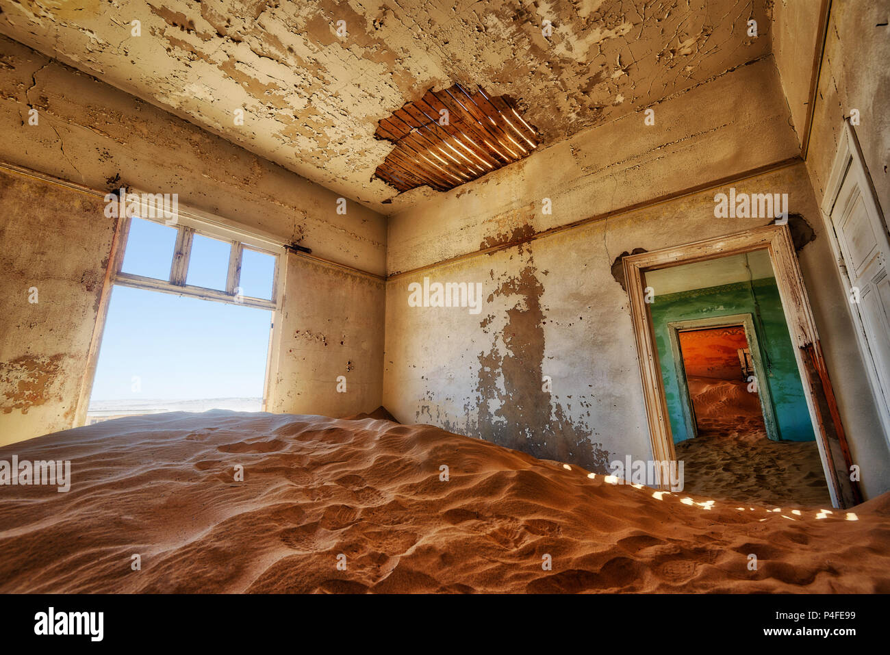 Kolmanskop Deserted Diamond Mine in Southern Namibia taken in January ...