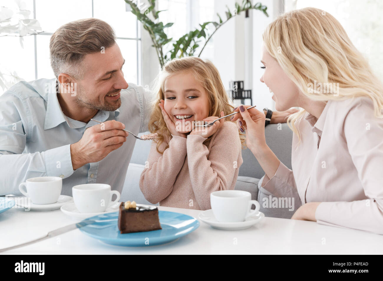 Young family having fun together hi-res stock photography and images ...