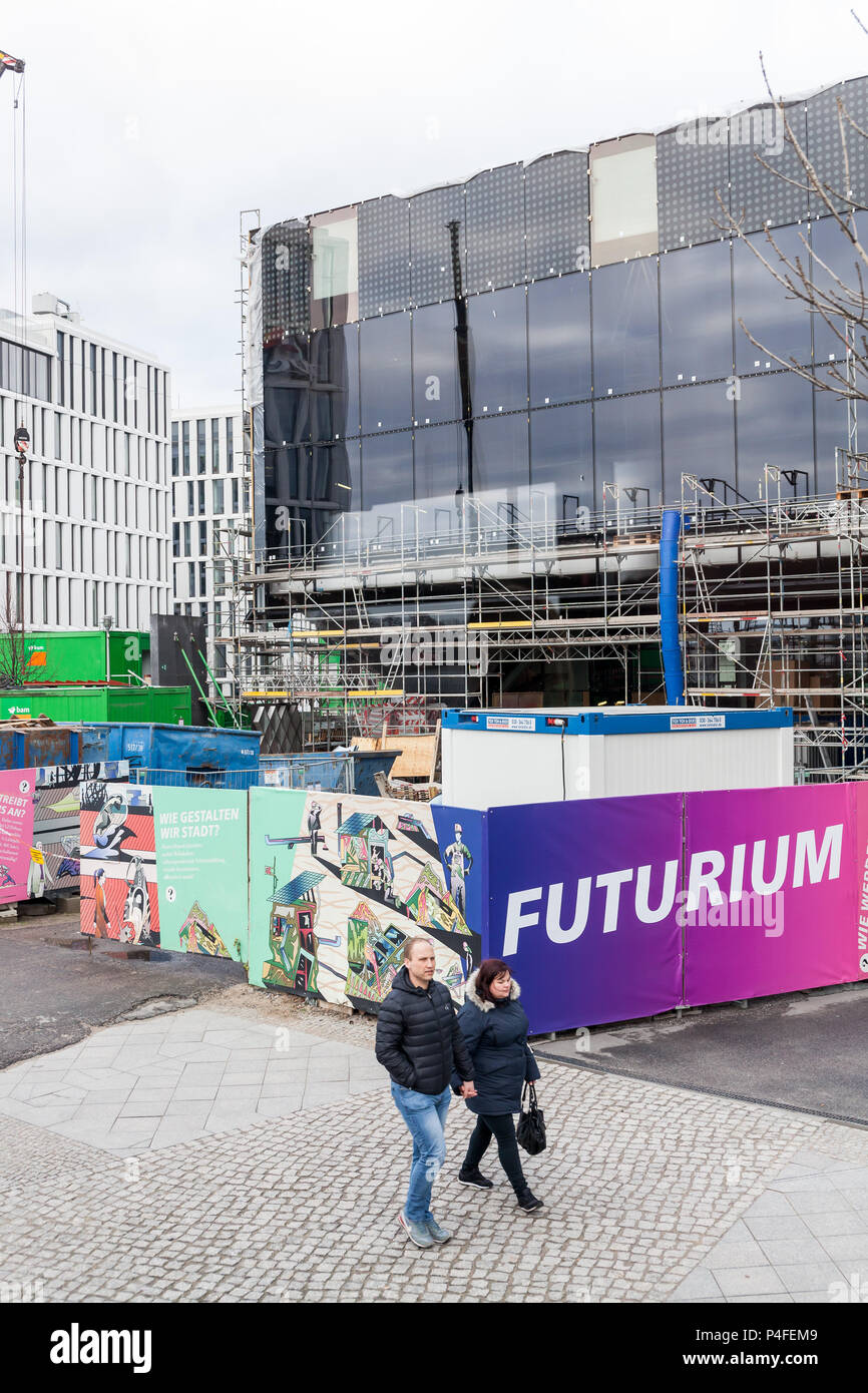 Berlin, Germany, construction site for the Futurium, House of the ...