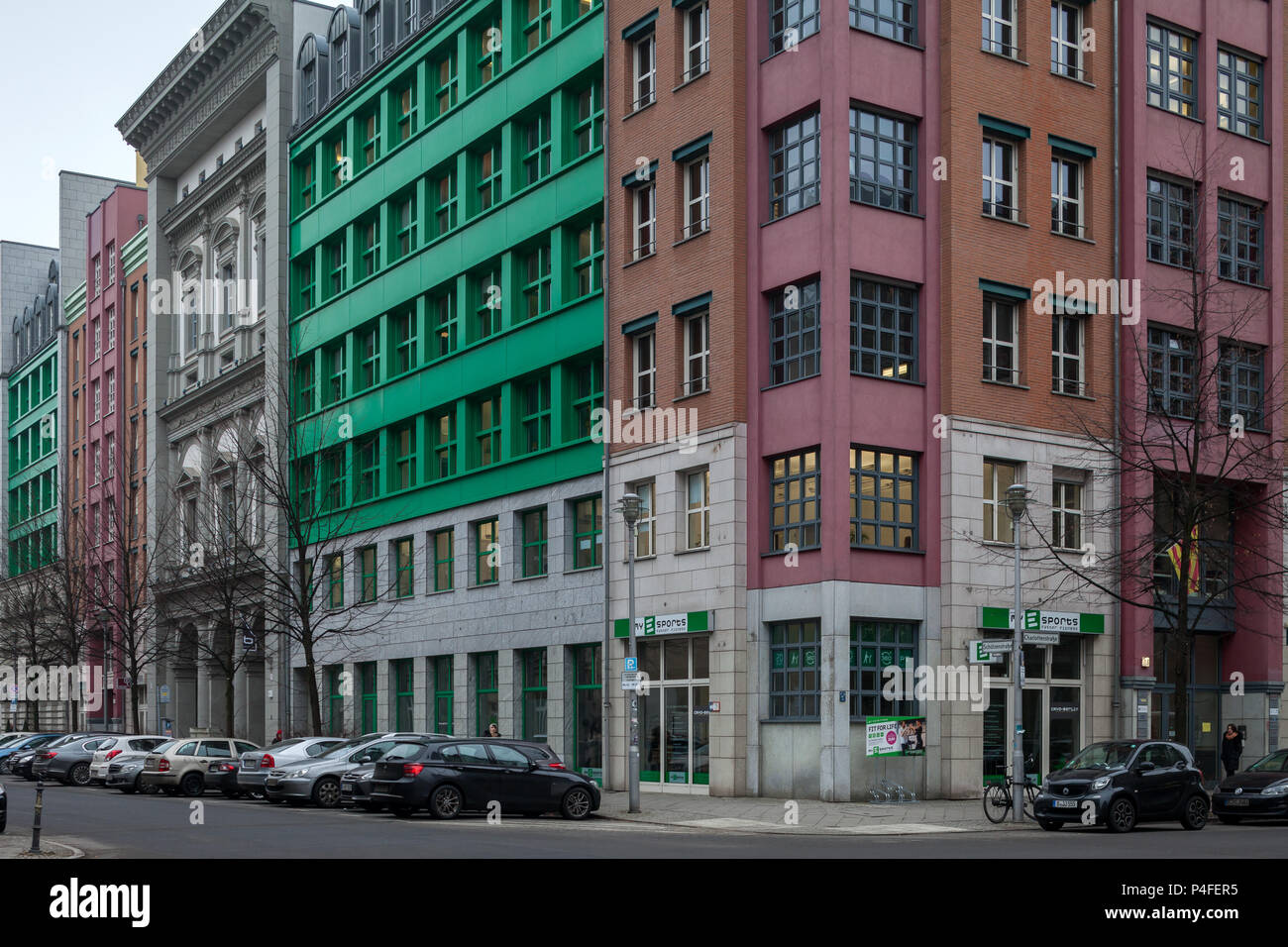 Berlin, Germany, Schuetzenkarree in the Schuetzenstrasse corner ...