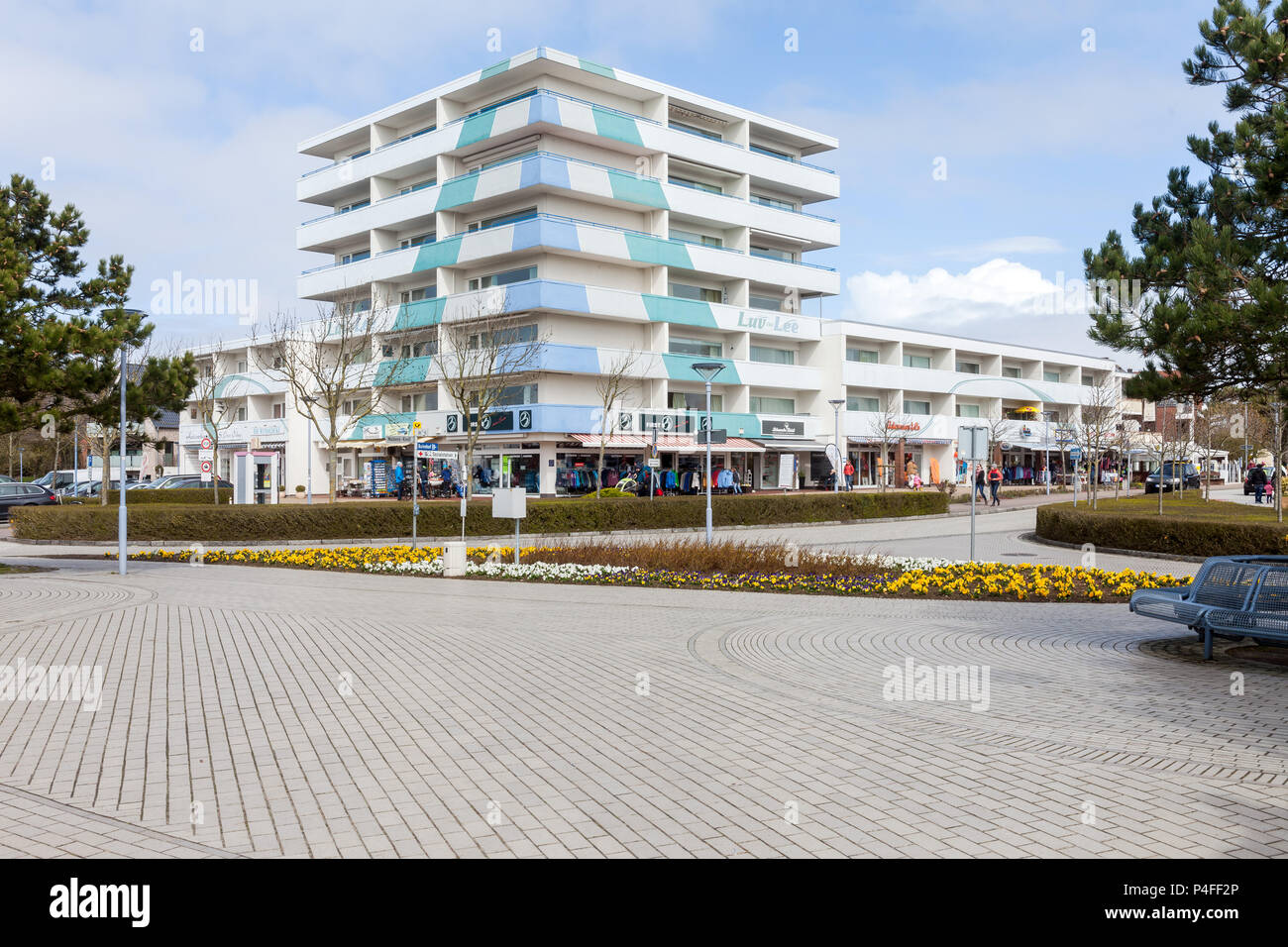 St. Peter Ording, Germany, Luv apartment house and Lee in St. Peter Bad ...