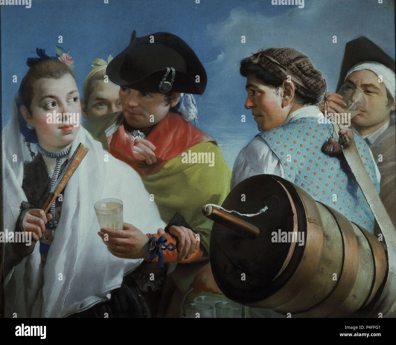 'The Lemonade Seller', 18th century, Oil on canvas, 54 x 67 cm. Author ...