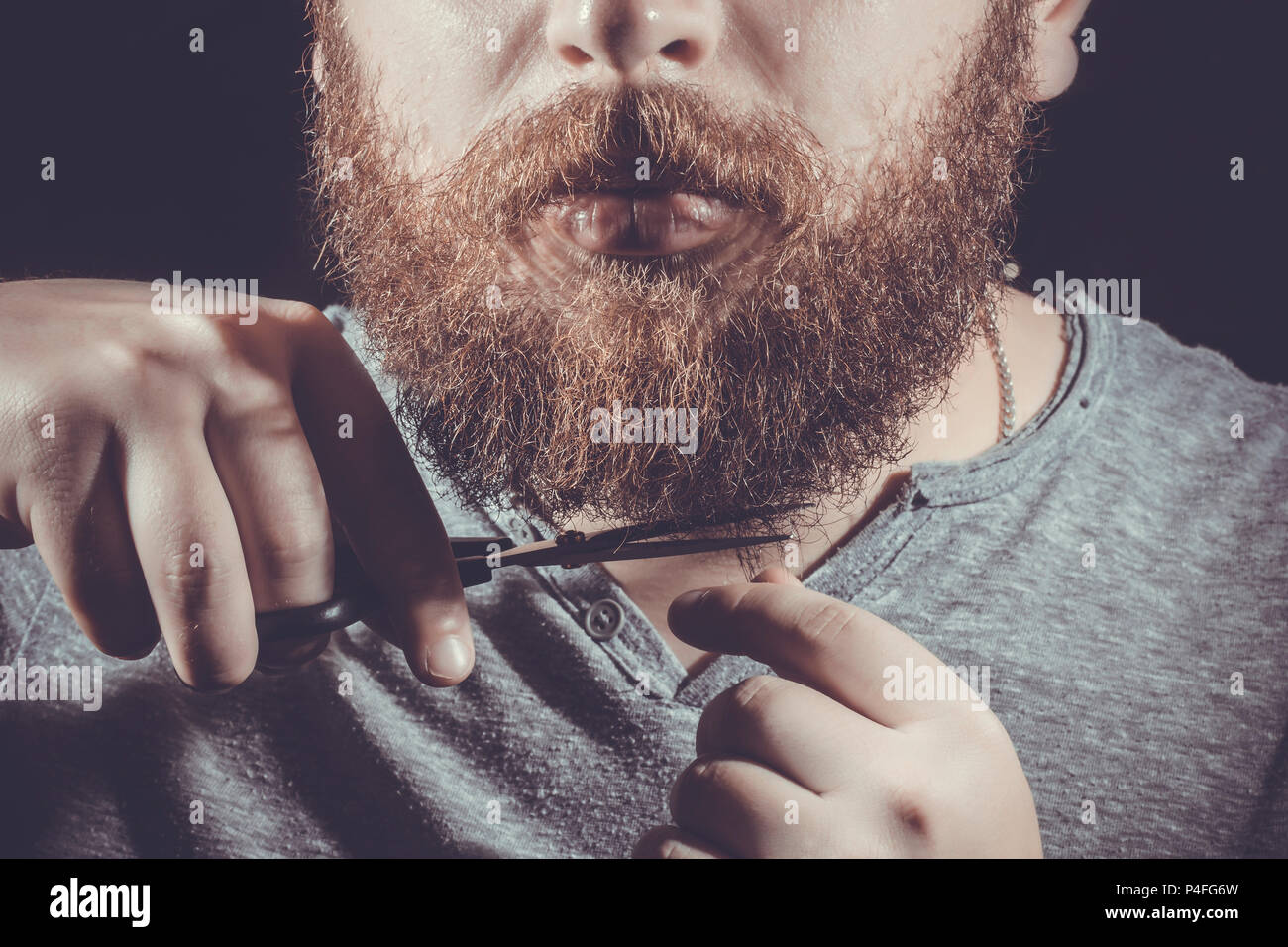 Black man cuts hair hi-res stock photography and images - Alamy