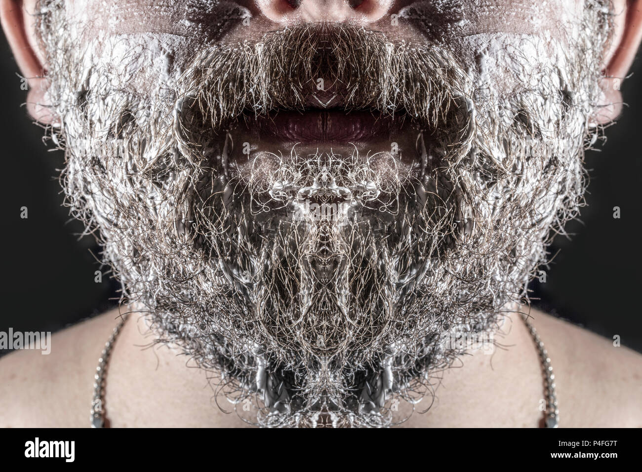 Moustache texture hi-res stock photography and images - Alamy