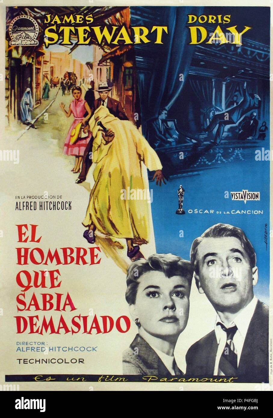 Original Film Title: THE MAN WHO KNEW TOO MUCH. English Title: THE MAN ...