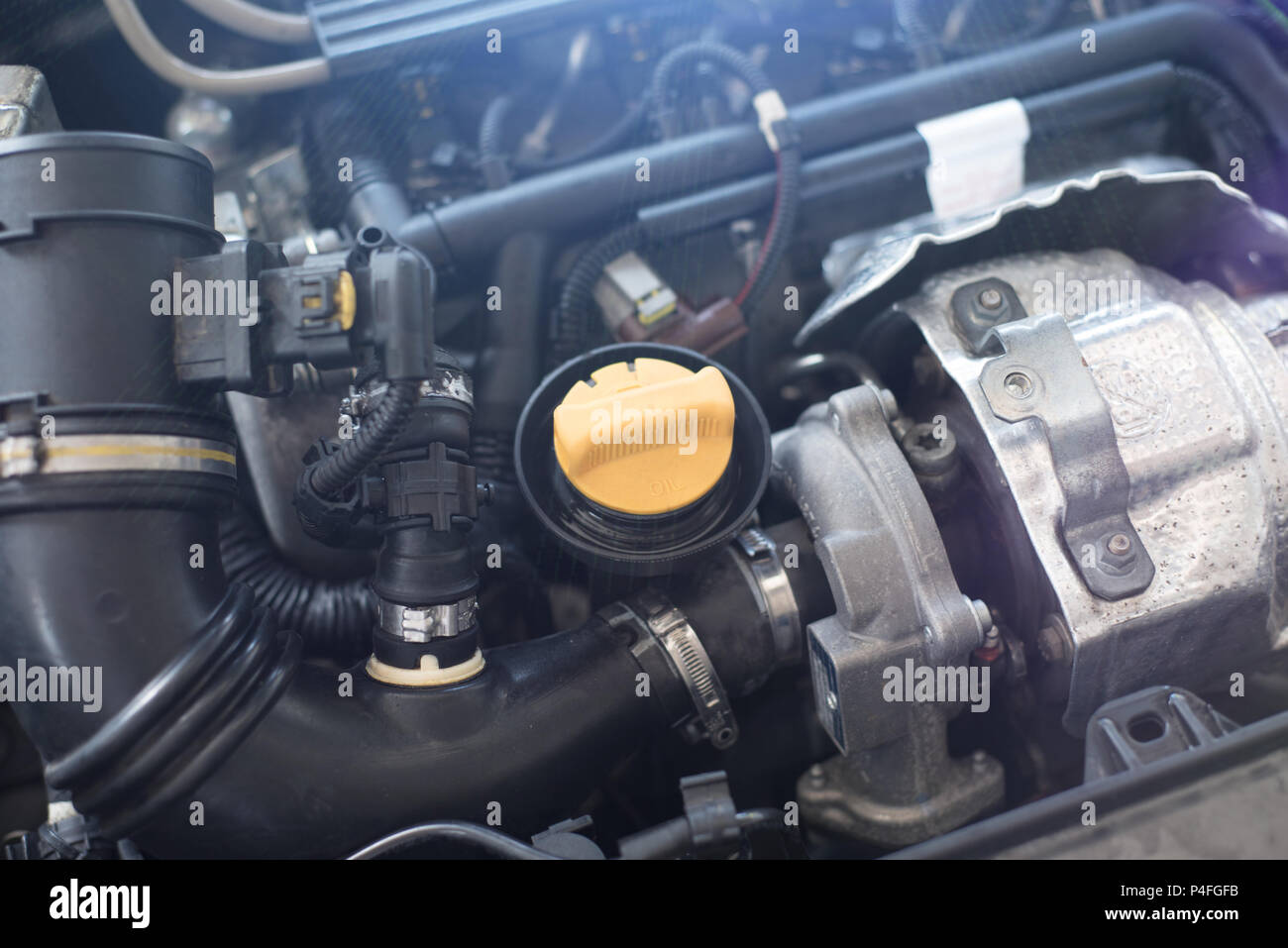 Car engine background Stock Photo - Alamy