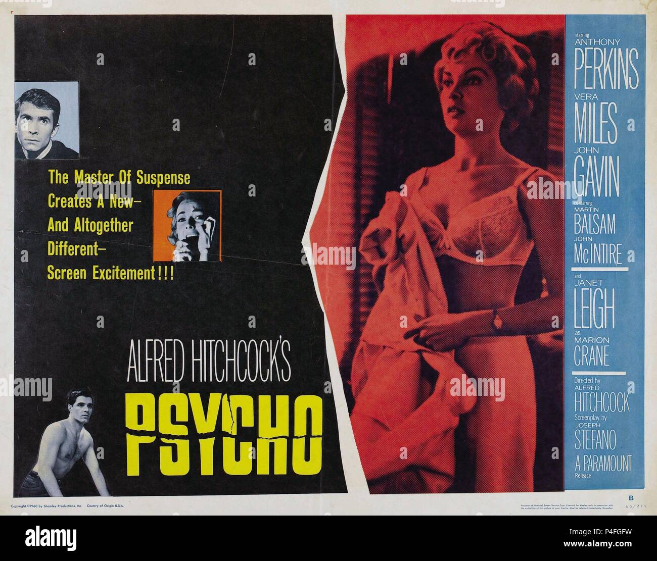 Original Film Title Psycho English Title Psycho Film Director Alfred Hitchcock Year 1960