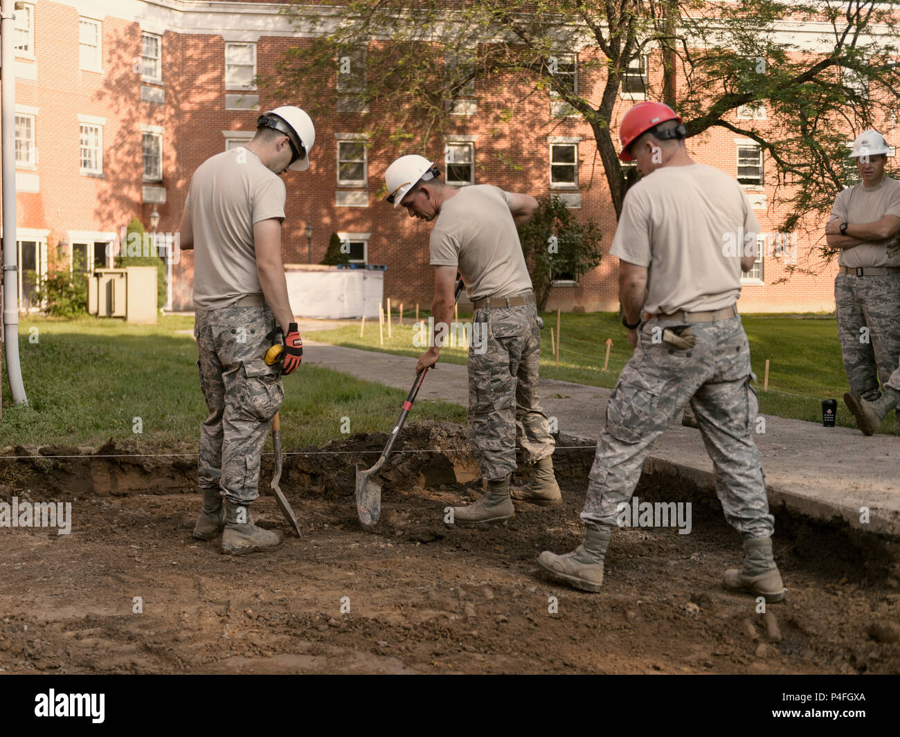 Airmen assigned to the 107th Civil Engineer Squadron, 107th Attack Wing ...
