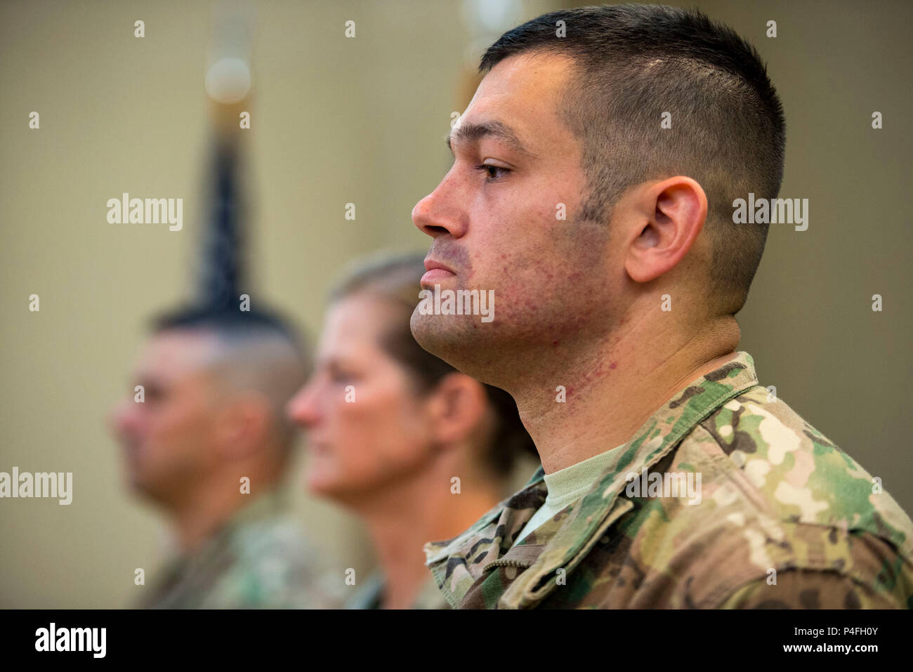 Maj. Michael Wetlesen, 822d Base Defense (BDS) commander, and ...