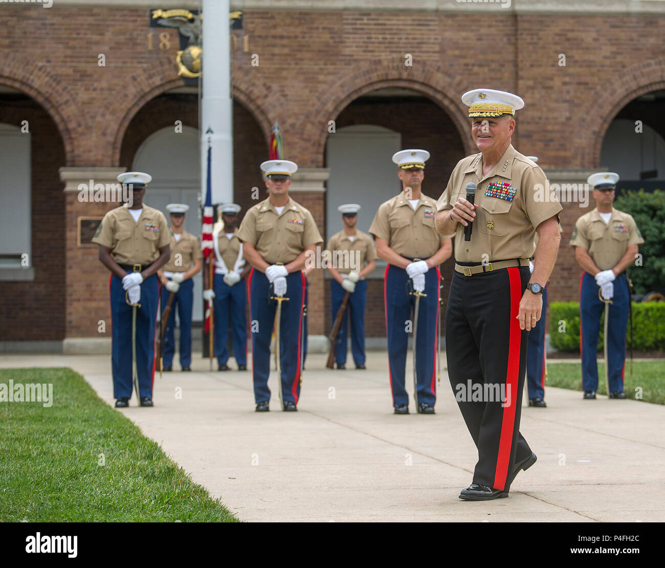 Commandant of the Marine Corps Gen. Robert B. Neller delivers remarks ...