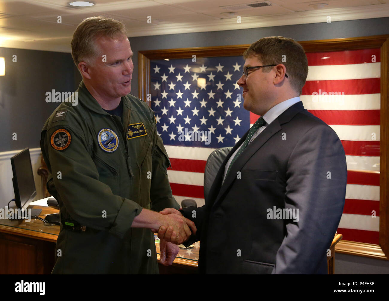 NORFOLK, Va. (June 20, 2018) – Capt. Richard McCormack, USS Gerald R ...