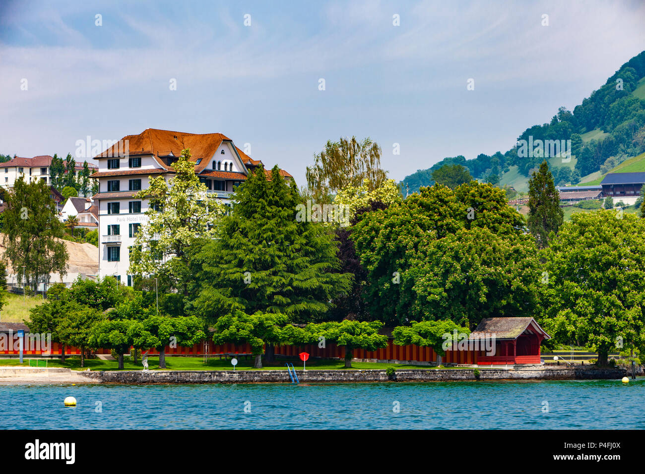 Weggis town hi-res stock photography and images - Alamy