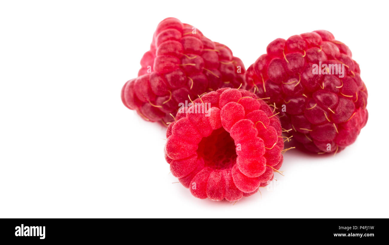 Raspberry. Raspberry isolated. Raspberry on white background Stock ...