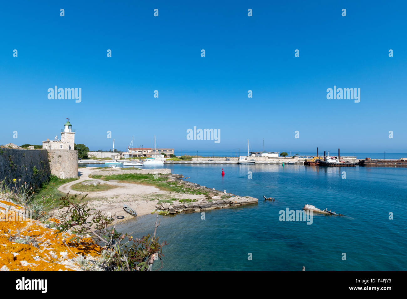 Lefkas canal hi-res stock photography and images - Alamy
