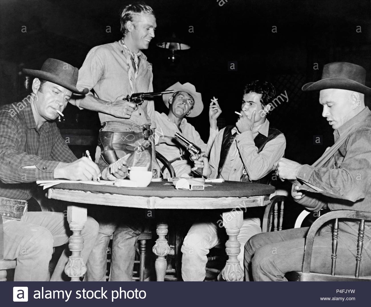 The Magnificent Seven 1960 Steve Mcqueen Stock Photos & The Magnificent ...