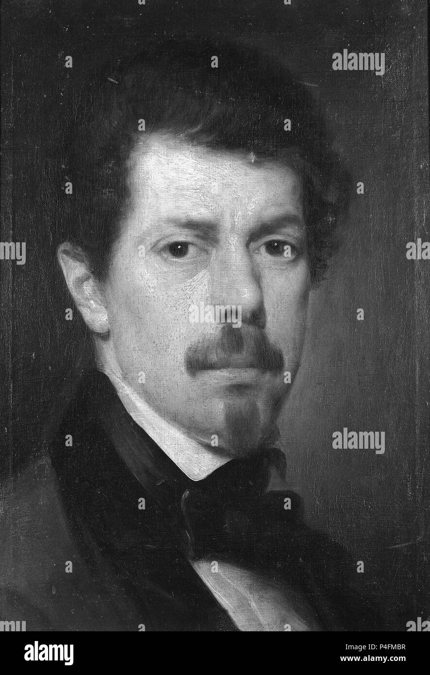 AUTORRETRATO DE ESQUIVEL - 1806/1857 - FOTOGRAFIA EN BLANCO Y NEGRO DEL ...