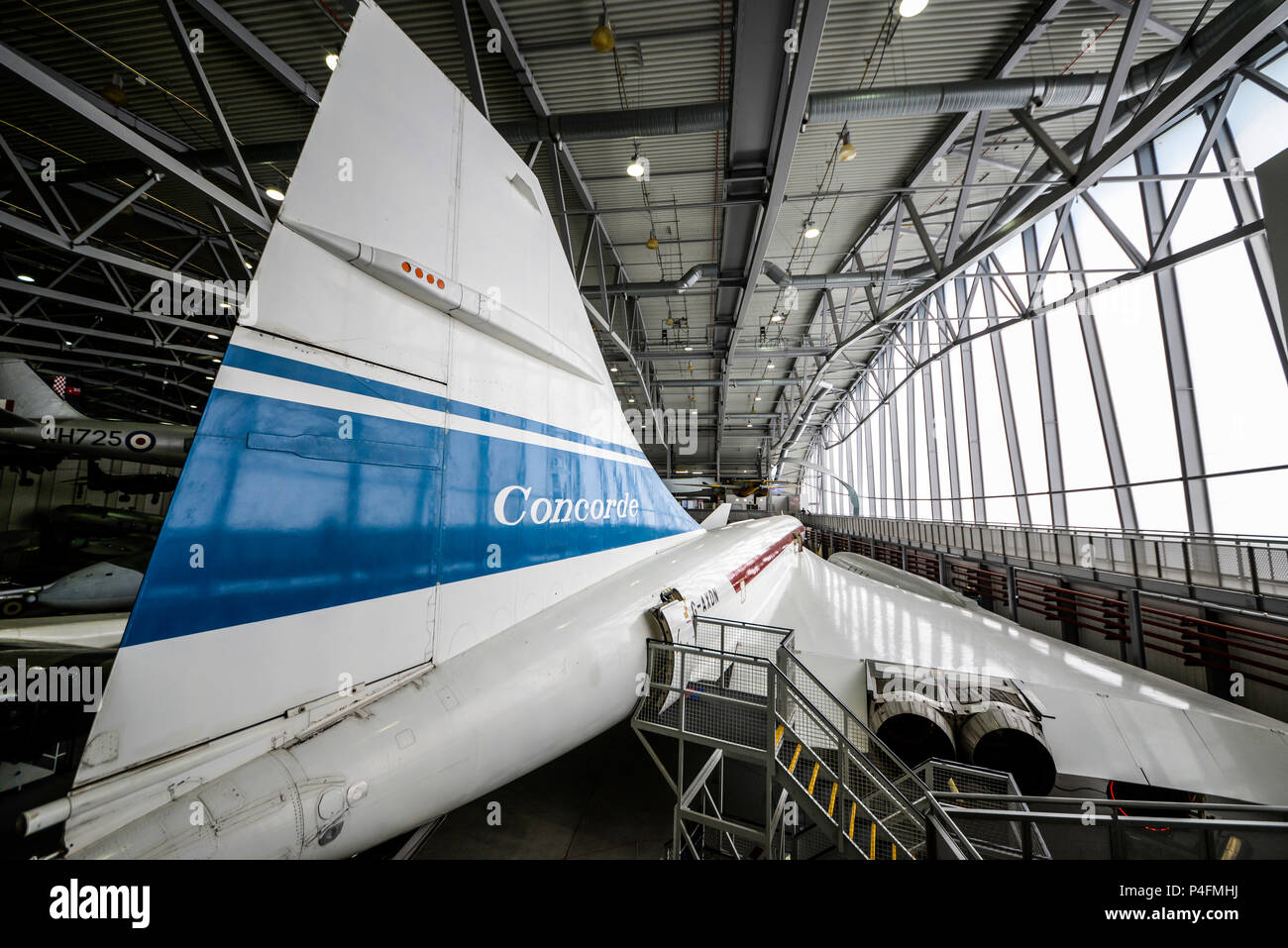 Concorde 101 and aircraft in the Airspace Super Hangar Imperial War ...