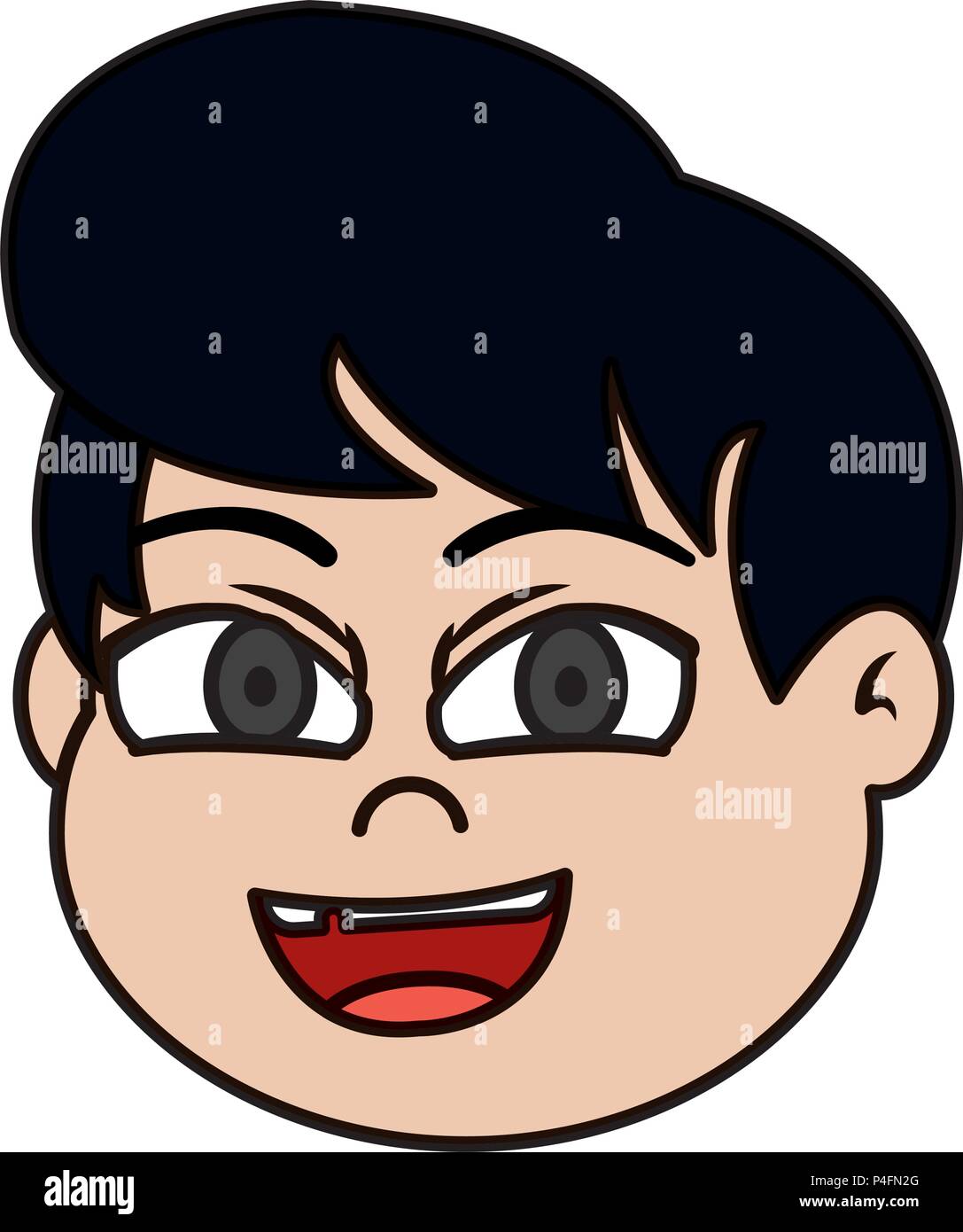 Smile without tooth Stock Vector Images - Alamy