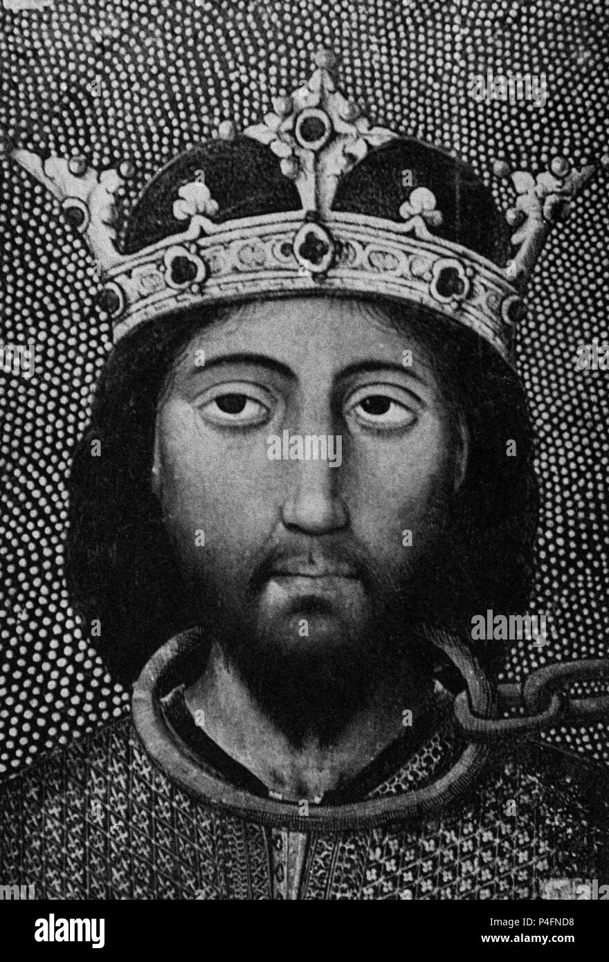 GRABADO DEL VERDADERO RETRATO DE BOABDIL, ULTIMO REY DE GRANADA, PRESO ...