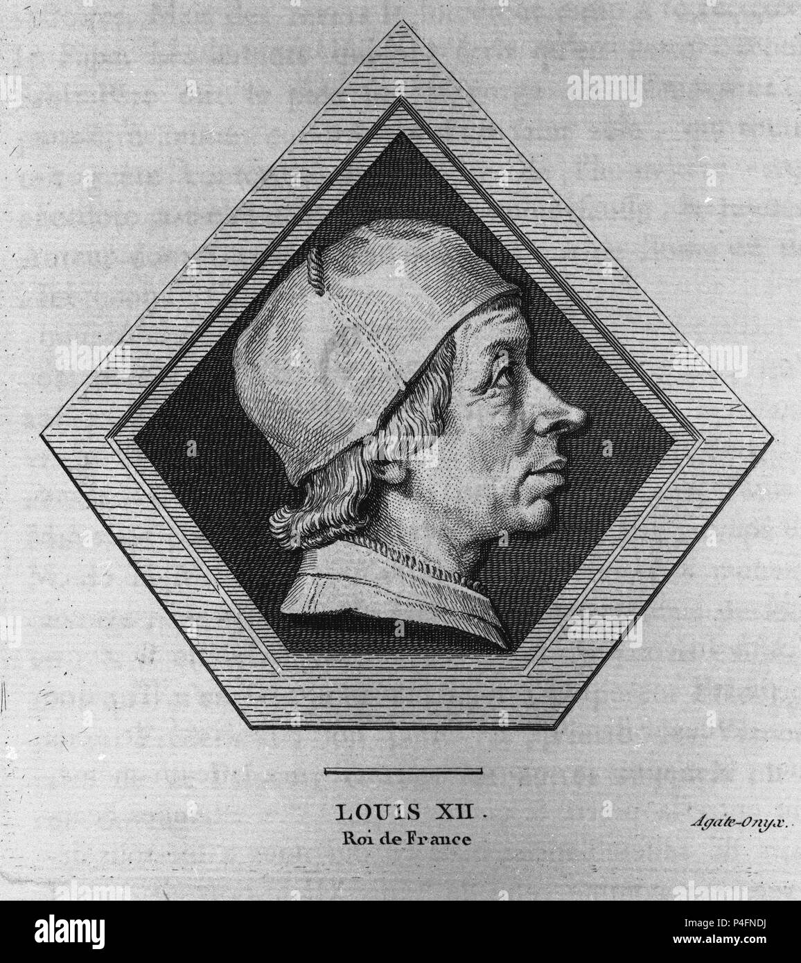 LUIS XII REY DE FRANCIA (1462-1515). Location: BIBLIOTECA NACIONAL ...
