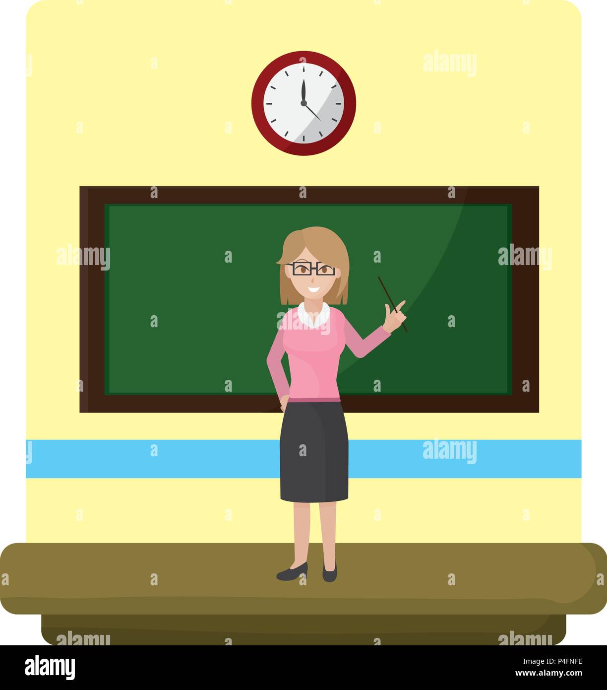 Schoolchildren lesson Stock Vector Images - Alamy