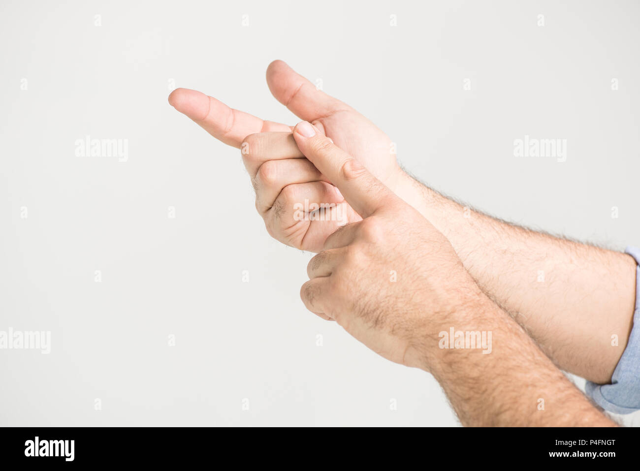 Cropped shot man counting hi-res stock photography and images - Alamy